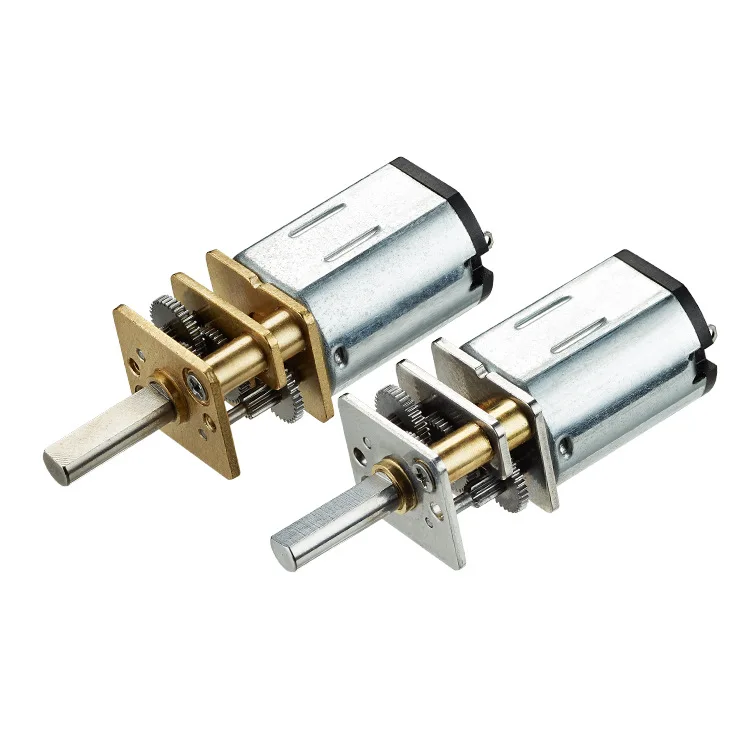 Micro Dc 6v 12v Speed Reduction Motor Metal Gearbox N20 Shaft Reduction ...