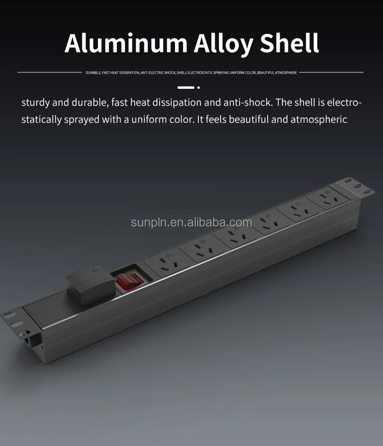 Customized Power Distribution Unit Server Rack Accessories PDU Data Center Standards Universal ...