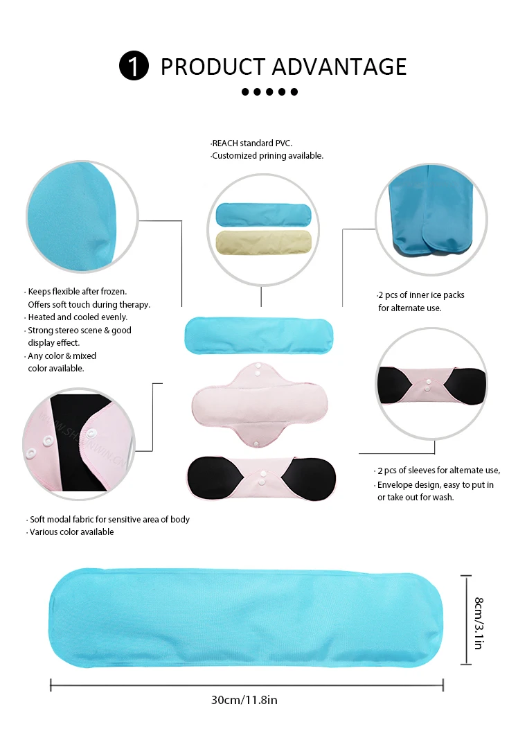 Senwo Reusable Perineal Ice Packs Postpartum Cold Pack for Hemorrhoid ...