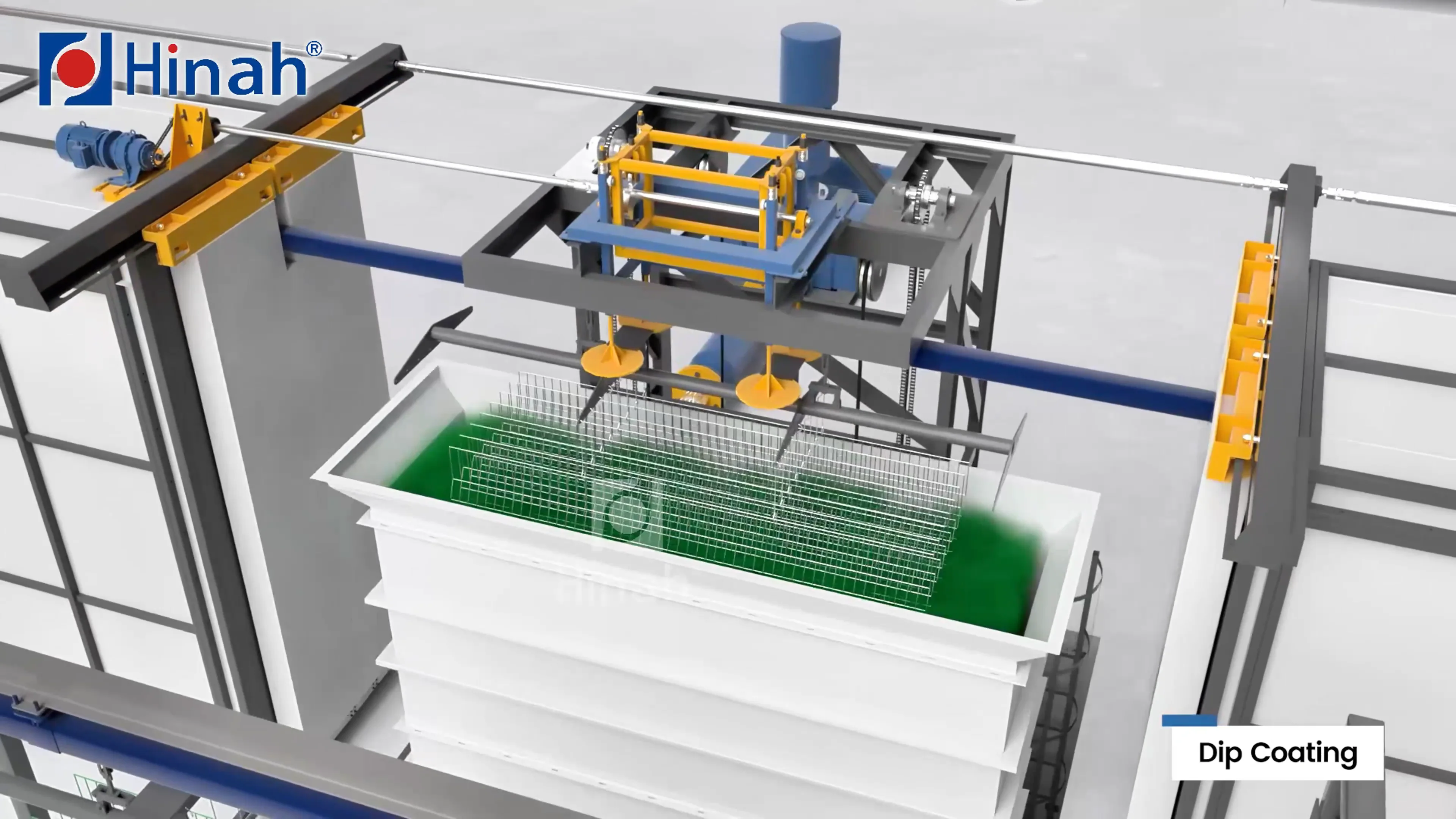 Automatic Pvc Dip Powder Coating Line Powder Dip Coating Painting ...