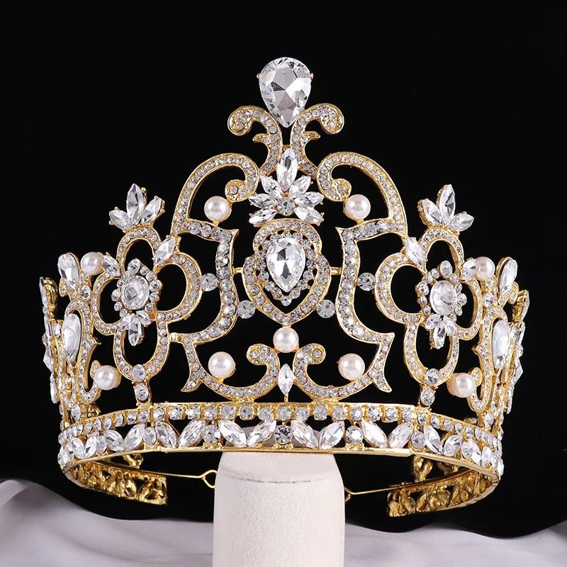 Wholesale Queen Miss World Pageant Crown Custom Tiaras Contour Crowns ...