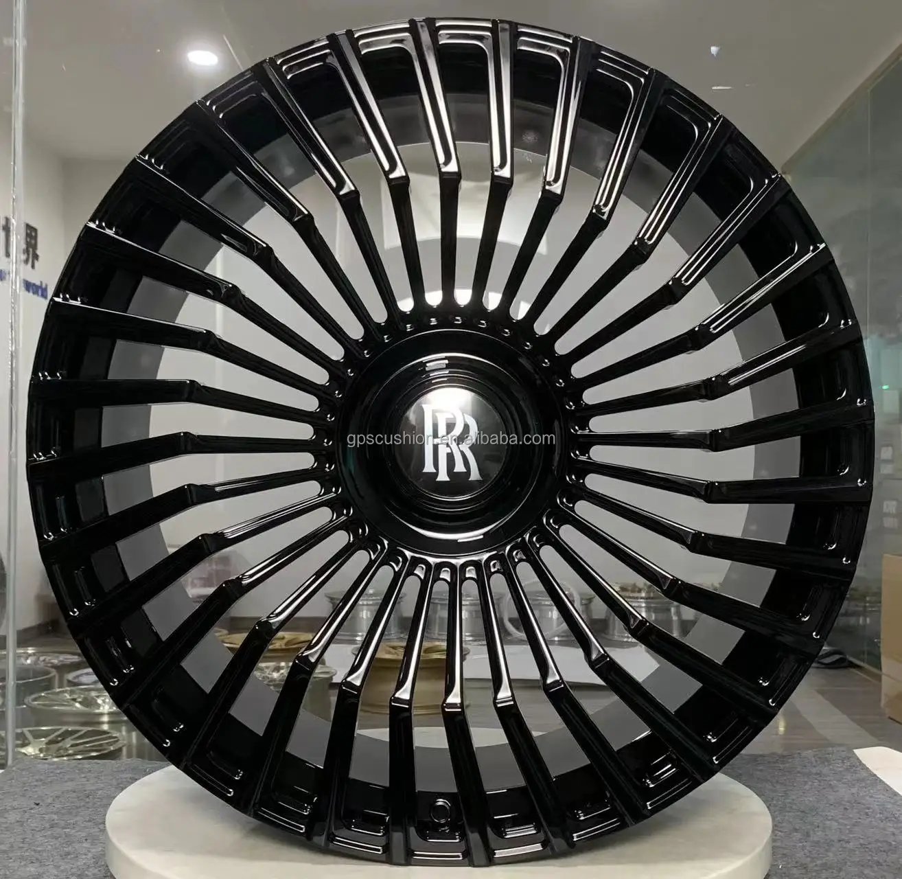 Aluminium Car Alloy Wheel Rims For Rolls Royce Black Silver 4pcs - Buy ...