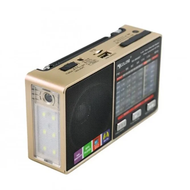 Rechargeable Golon Rx-8866 Flashlight & DAB Radio: Portable USB Power ...