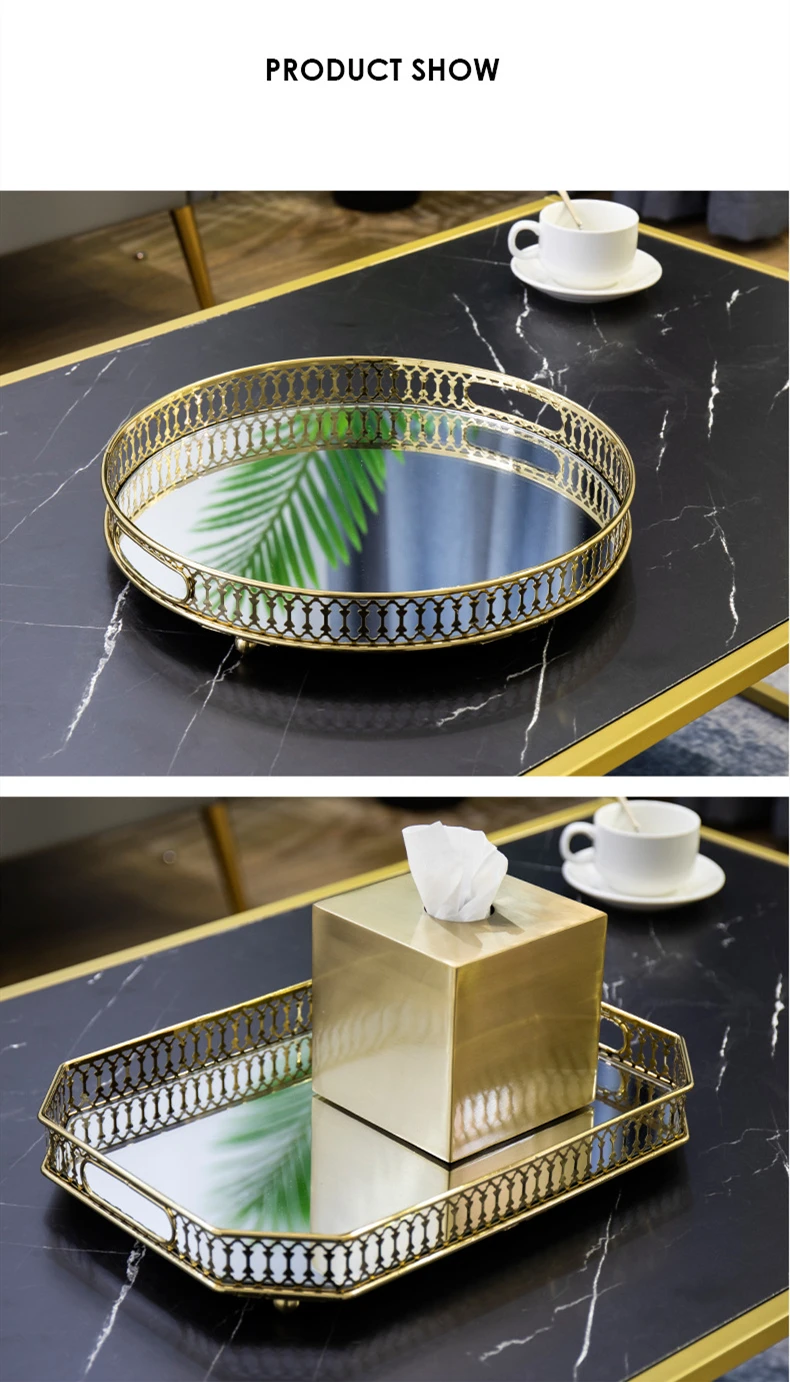 Luxury Interior Modern Table Metal Home Decorative Pieces
