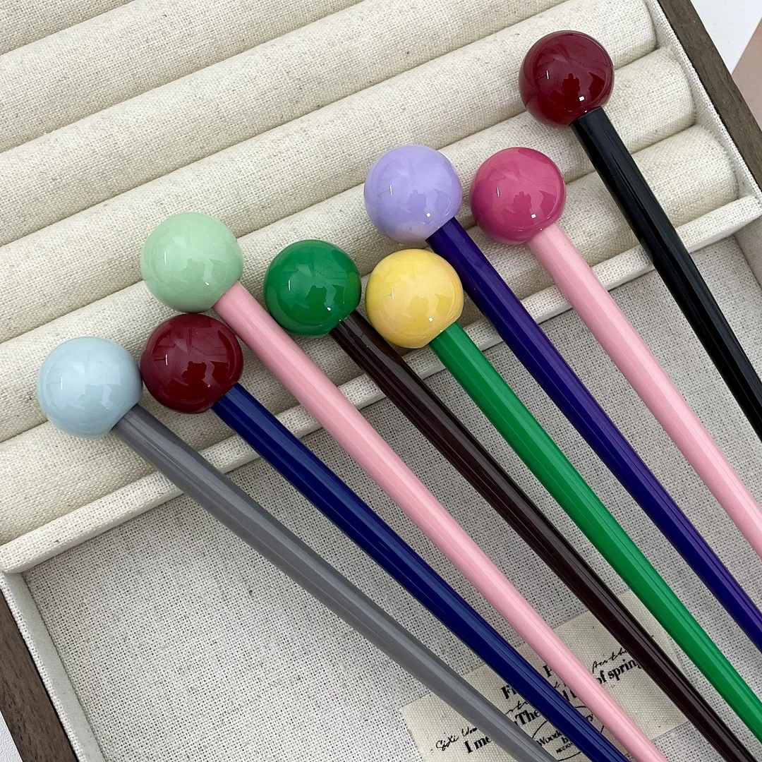 Acetate Thick Luxury Hair Stick Wand Chinese Traditional Hairpins Acid ...