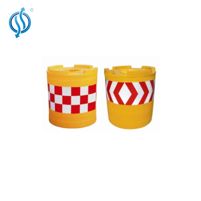 1000mm Height Crash Bucket Warning Reflec Anti-collision Crash Barrier ...