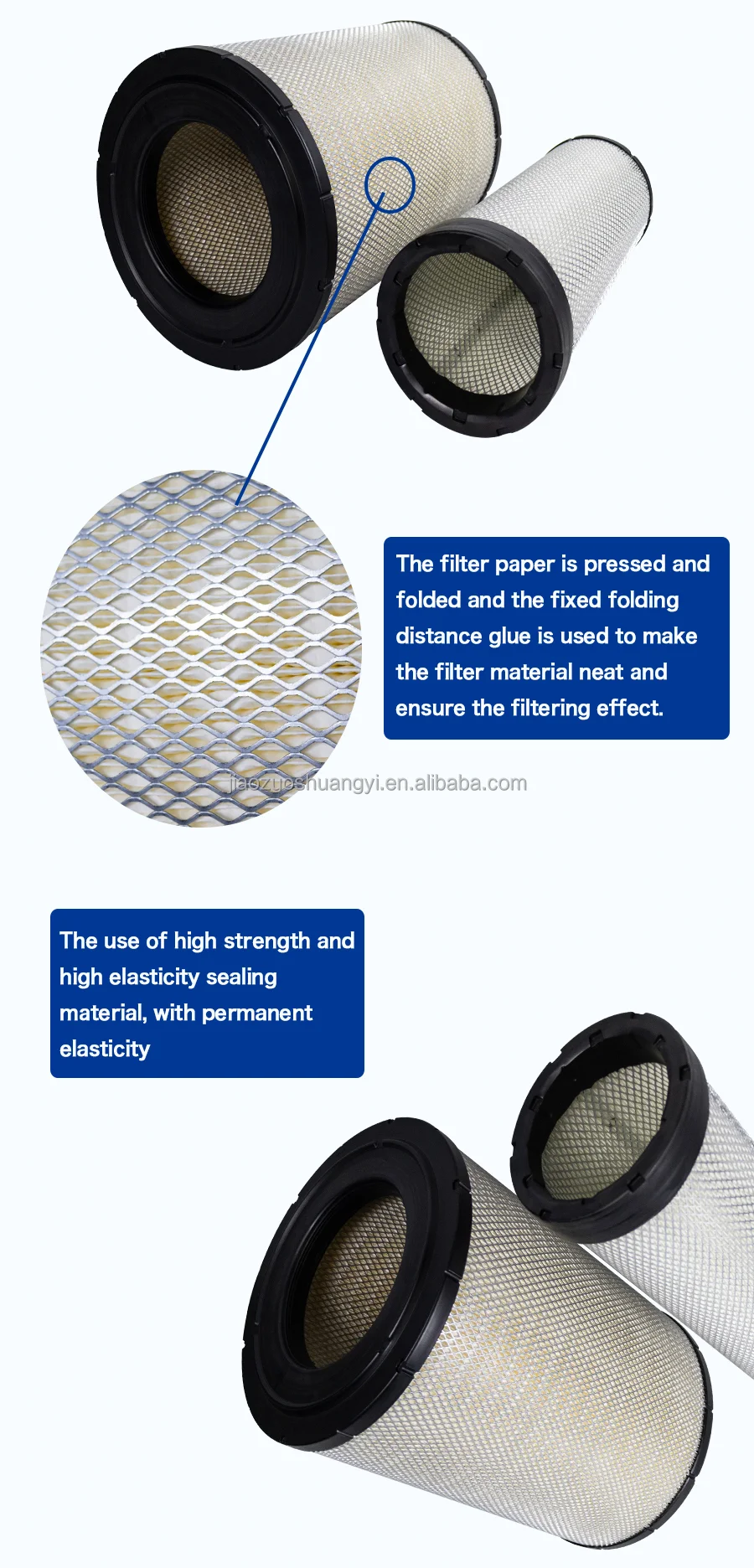 Sy Truck Diesel Engine Air Filter 17801-3360 178013360 For Hino Dutro ...