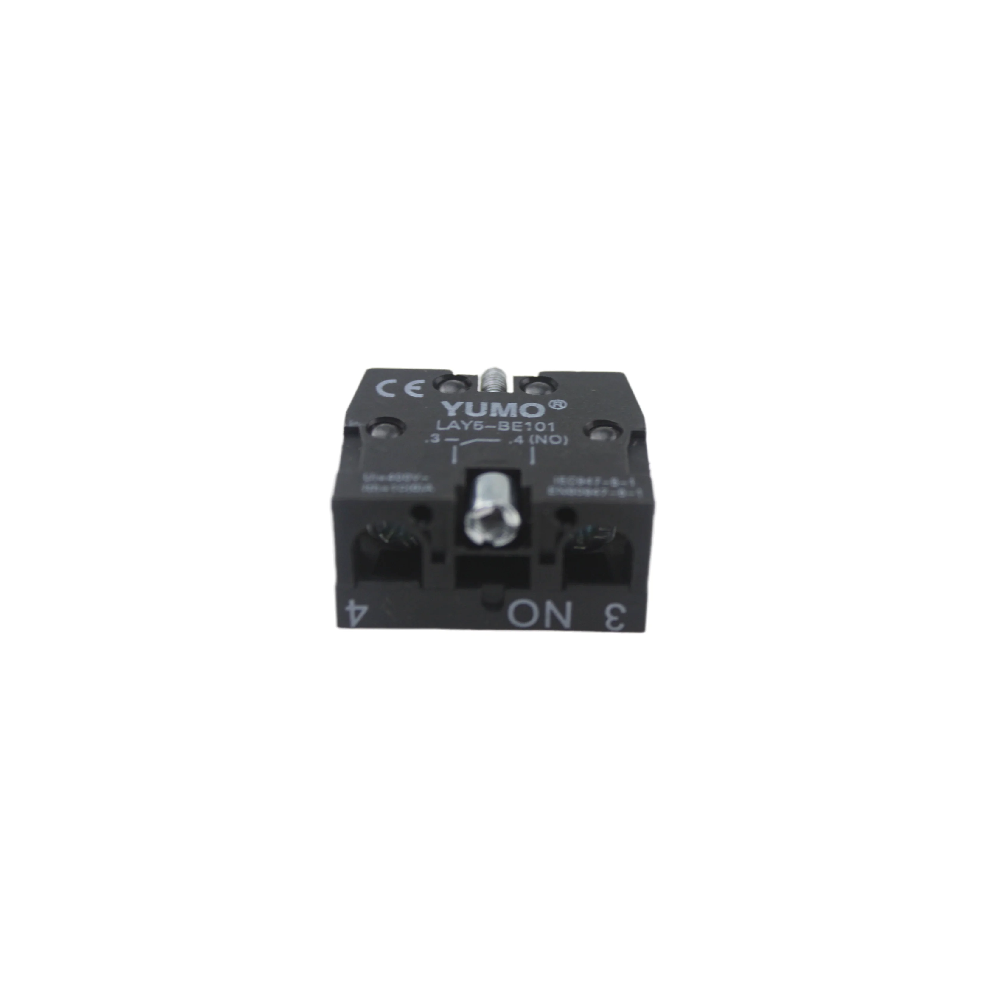 YUMOWELL LAY5-BE101 NO Push Button Auxiliary Contact - High Quality