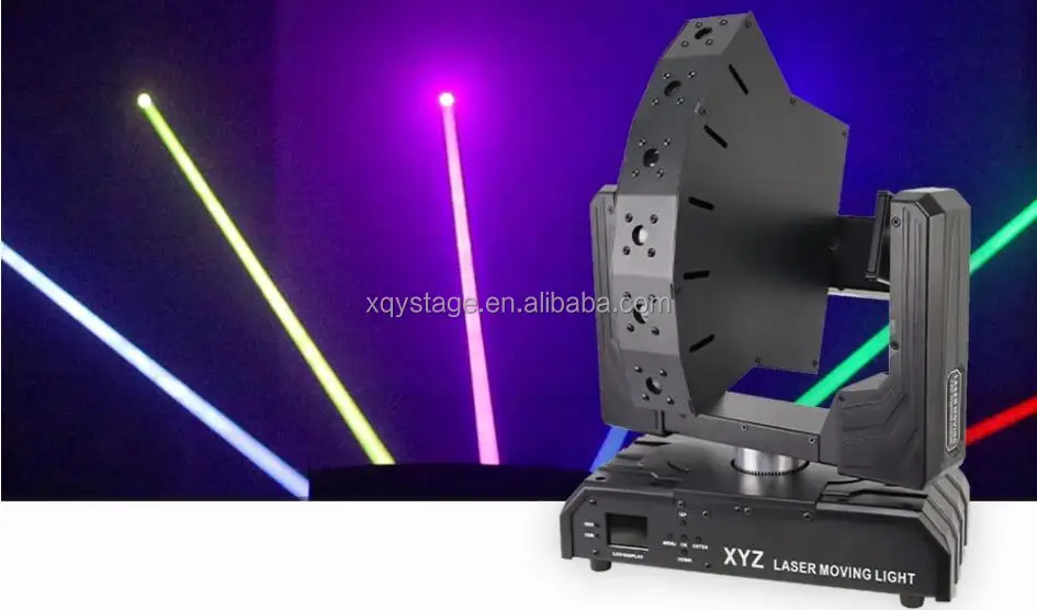 6 Eye RGB Laser Moving Head Light - DMX512 Controller for DJ Stage ...