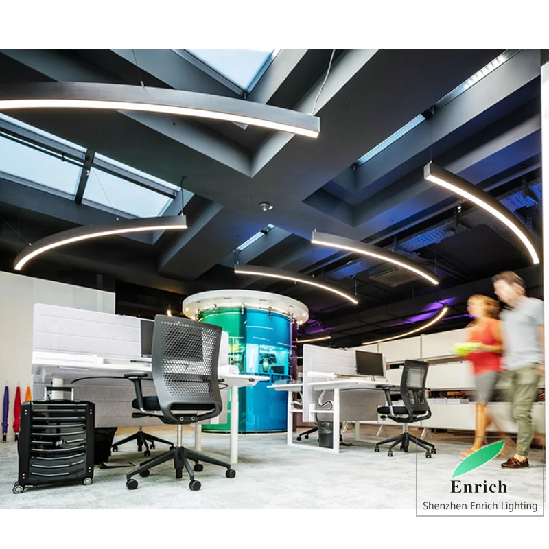 Aluminum Profile Curved LED Linear Light - Modern OEM Sizes