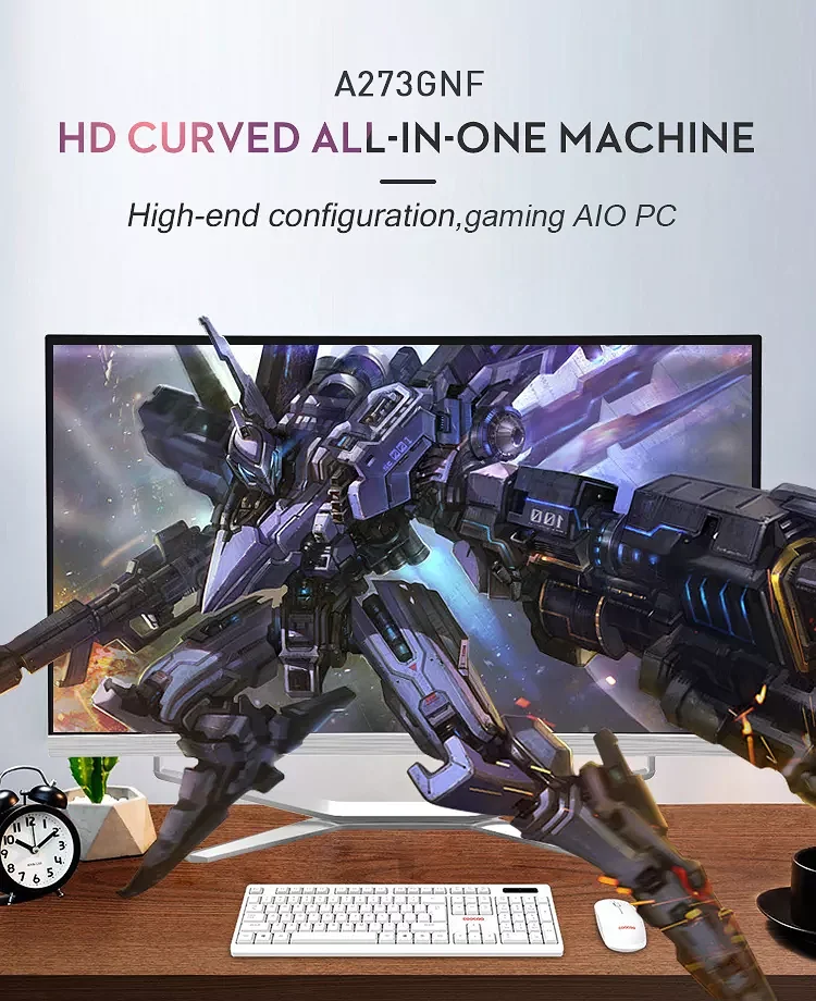 Laptop Computer All in One LCD Industrial Panel Curved Screen