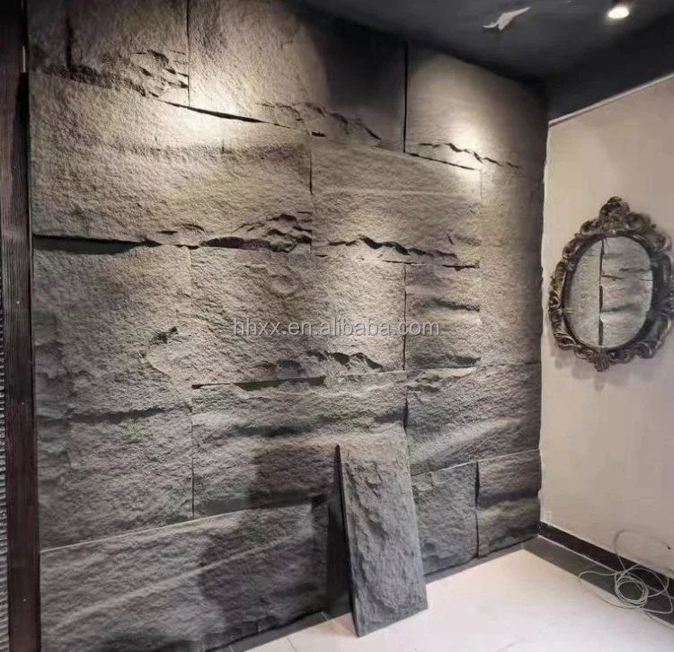 Polyurethane PU Faux Artificial Culture Stone Panels