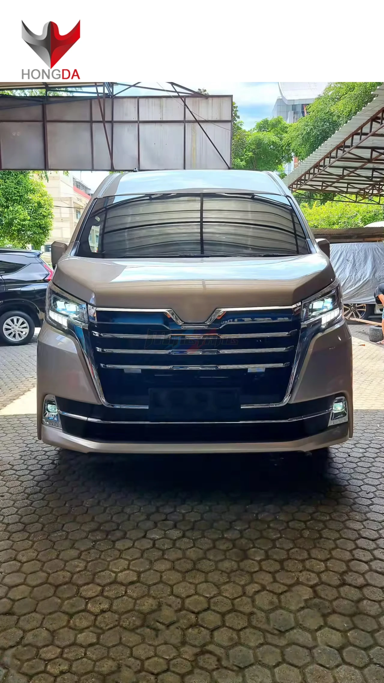 Pp Plastics Body Kit Car Bumpers For Toyota Hiace Commuter Deluxe 2018 ...