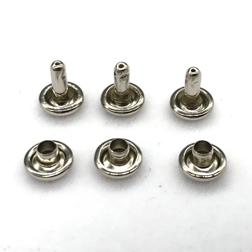 Solid Metal Decorative Double Head Cap Brass Rivet Custom Copper ...