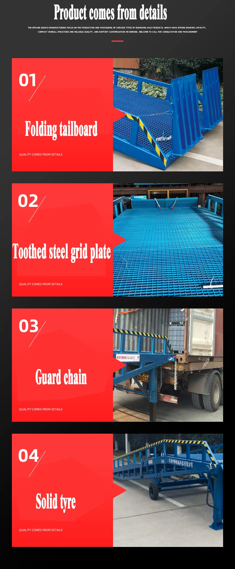 Lift Tables Hydraulic Container Loading Ramps For Trucks Dock Ramp ...