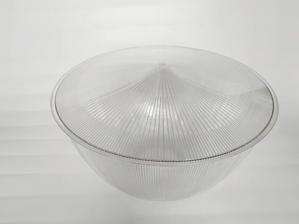 16inch Cone Strips Transparent 16'' Pc Lampshade Conical Bottom Cover ...