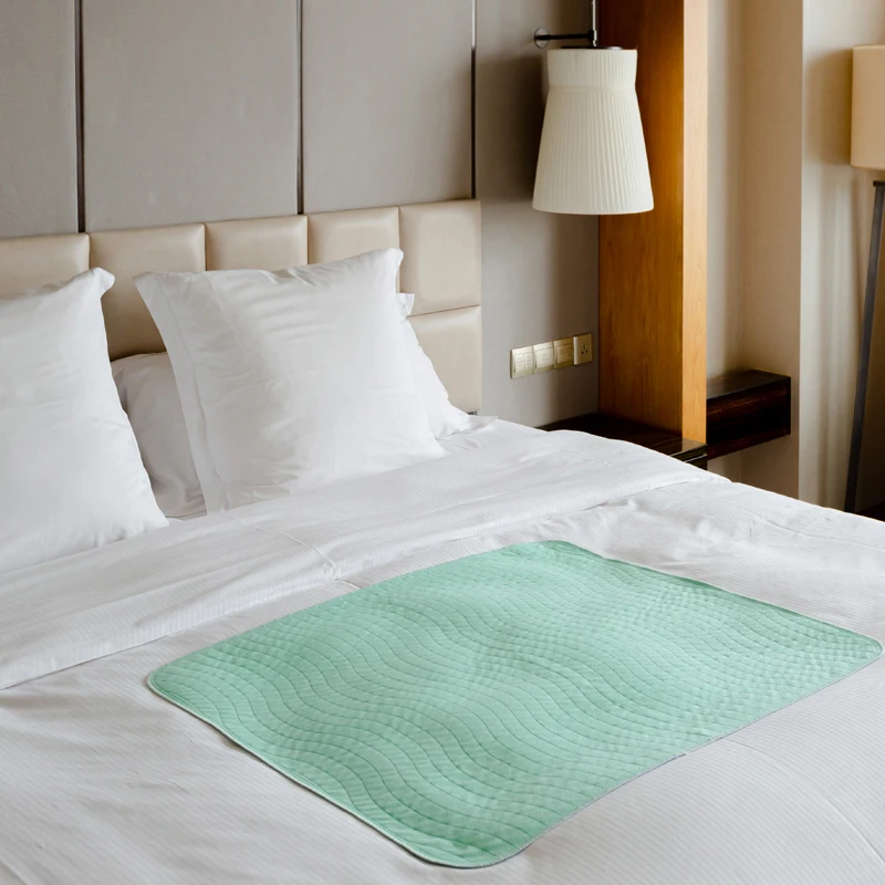 Custom Big Size Reusable Padded Underpad Bed Pad Waterproof