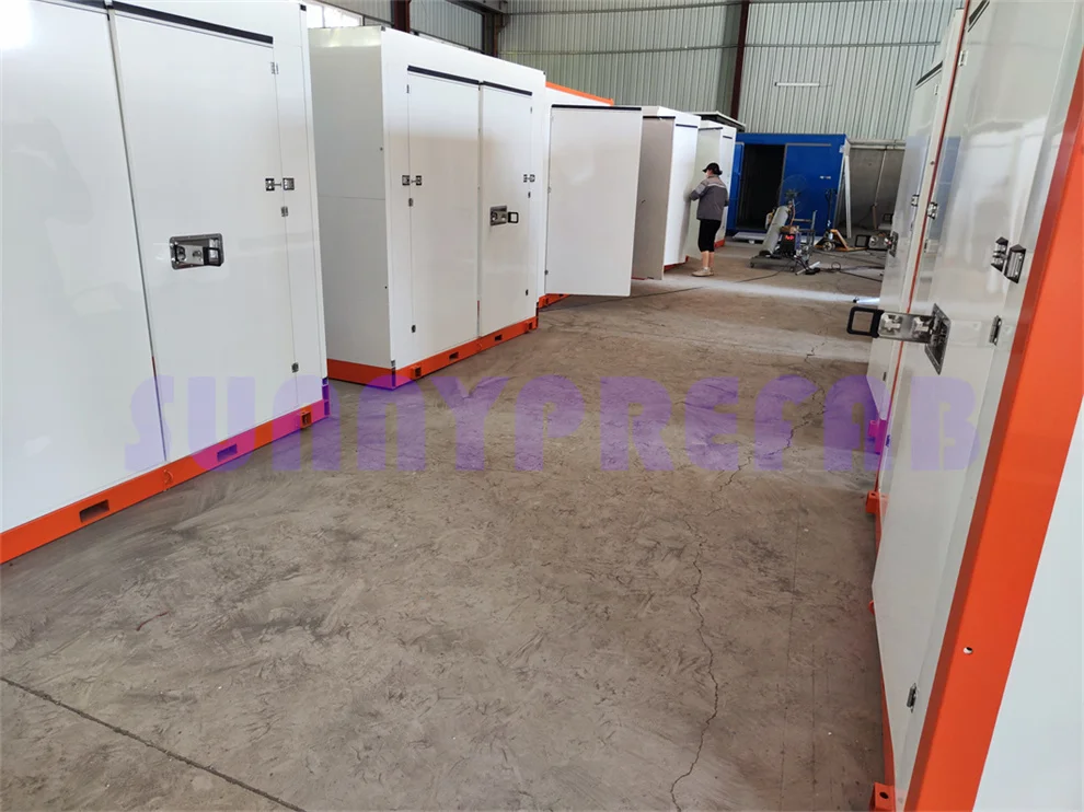 8'10'12' Feet MINI Steel Assemble Mobile Moving Portable Container ...