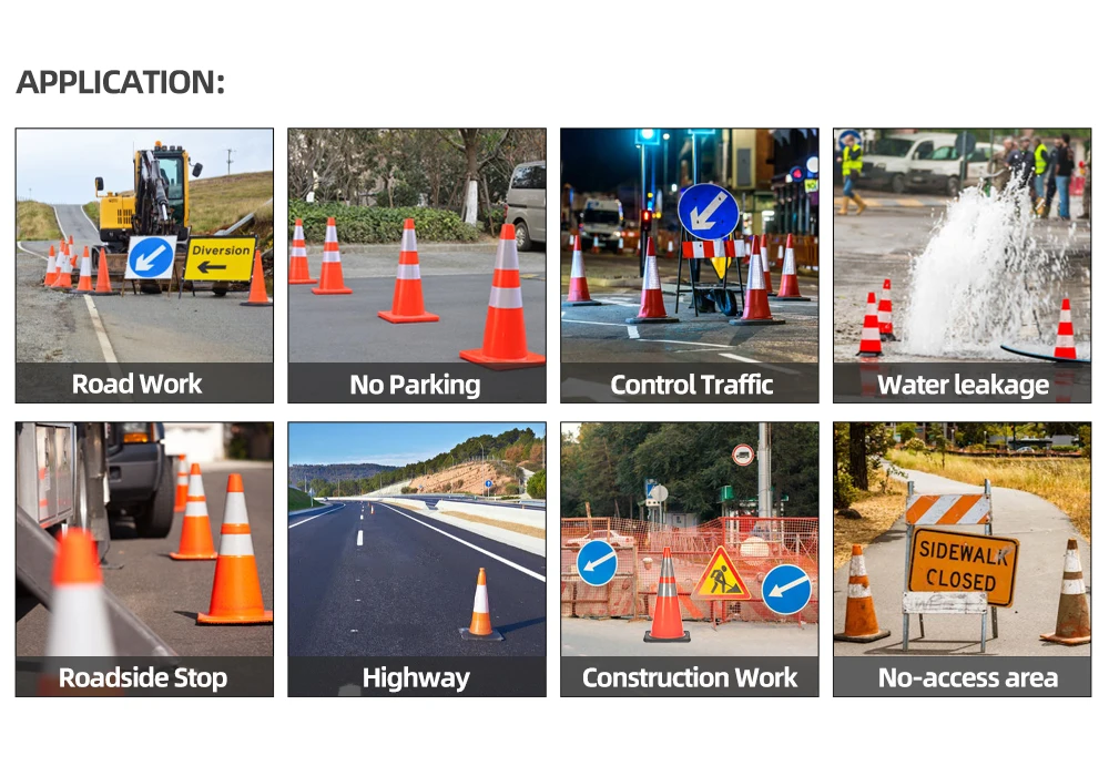 26 Years Production Experience 700mm 28inch Road Safety Traffic Pylon ...