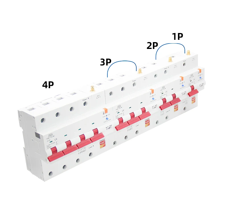 Tuya Wifi Smart Circuit Breaker - 4P 125A MCB Protection
