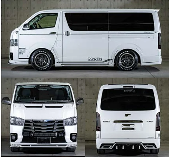 2005-2018 Narrow Hiace Body Kit Upgrade Retrofit Kit Abs Body Kit for ...