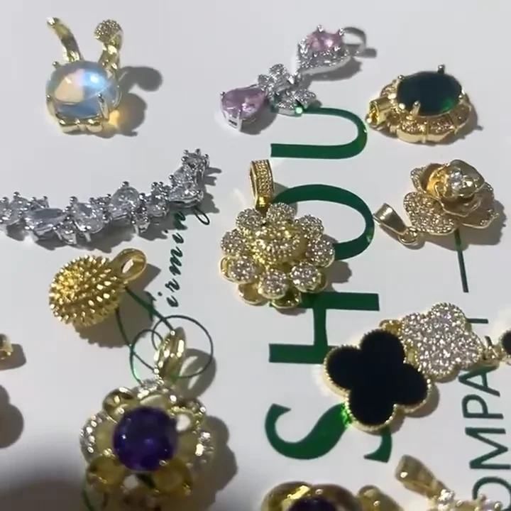 Hot Selling Stainless Steel Chain Lucky Bag Safety Button Leaf Elephant ...