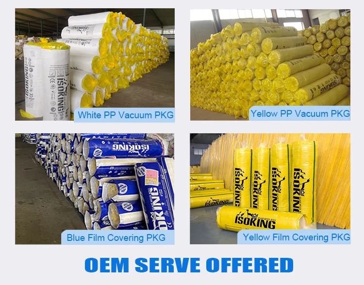 ISOKING HVAC Acoustic Glass Wool Rolls - Efficient Insulation