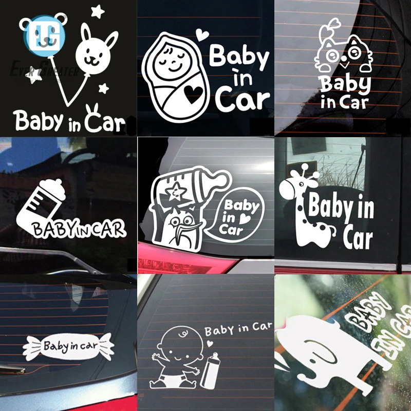 Reflective Baby On Board Vinyl Stickers Waterproof For Car - Buy Vinyl ...