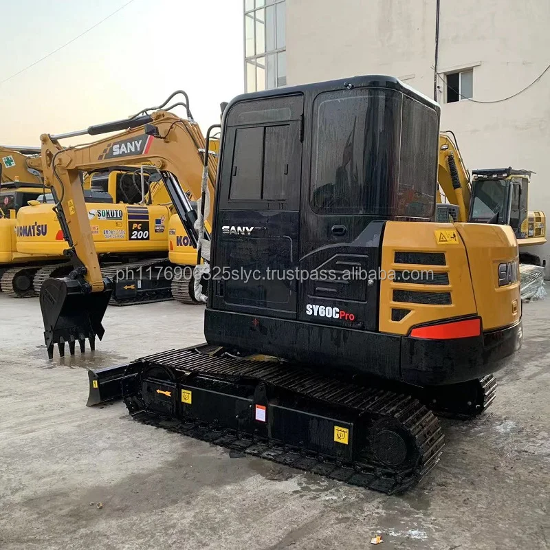 Sany Sy75c Pro Mini Excavator Earth Digger Machine Second Hand ...