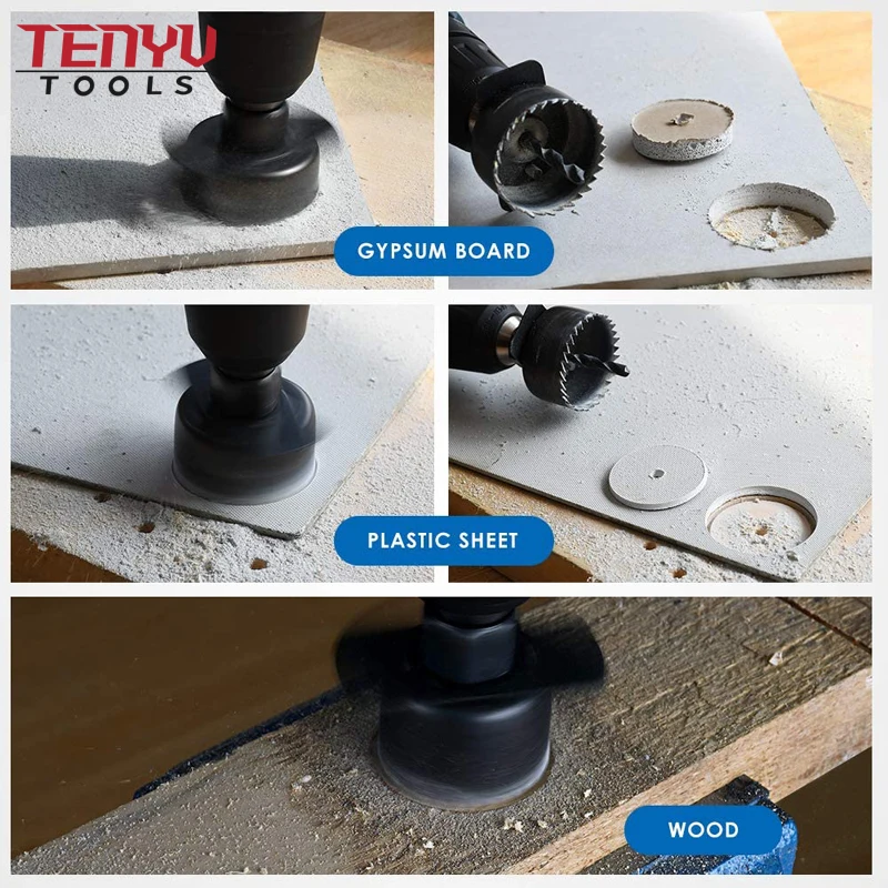 200mm Heavy Duty Wood Core Drill Bit Hole Saw With Built In Arbor For ...