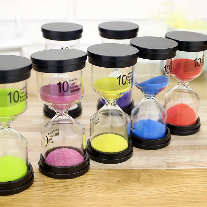 HZ Custom Made Desktop Decorative Multi-color Pyramid Shape Sand Timer ...