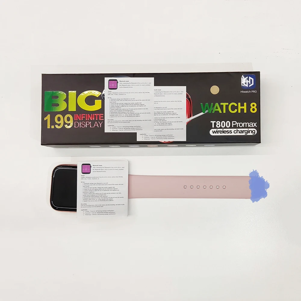 Smart Watch 2024 T800promax 1.99 Inch Wearable Devices Relojes ...