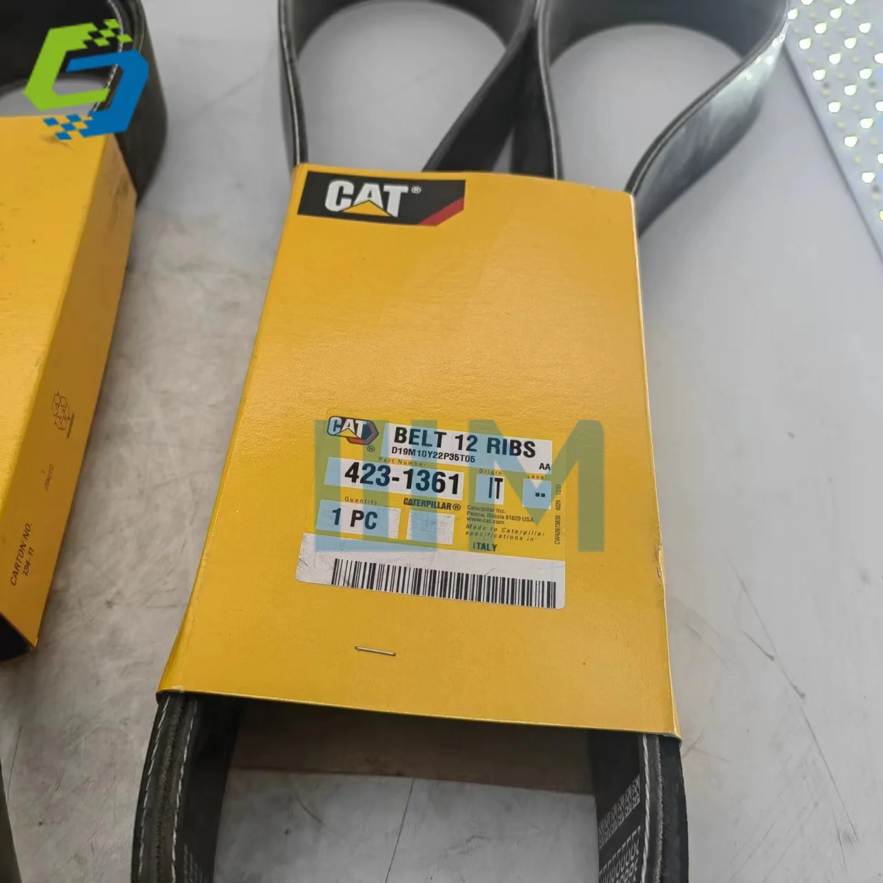E336d2 330d2 Engine Fan Belt 12pk2100 Excavator Parts C9 Engine Belt ...