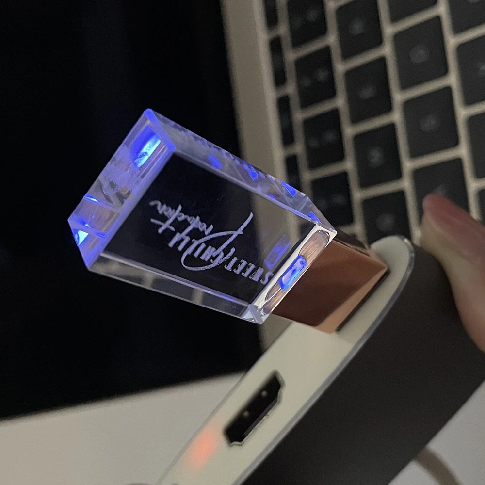 Wooden Hot Selling Custom Logo Crystal 2g 4g 16gb Usb 2.0 3.0 Pendrive ...