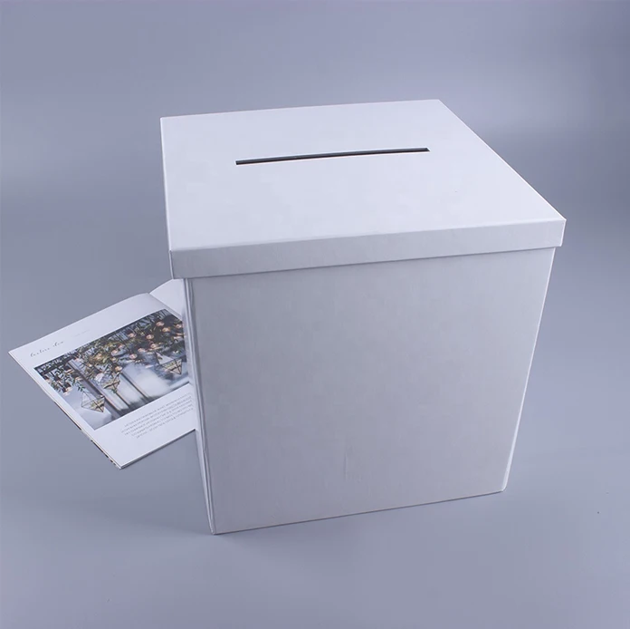 29.5cm X 29.5cm X 29.5cm Wedding Money Box - Recycled Paper