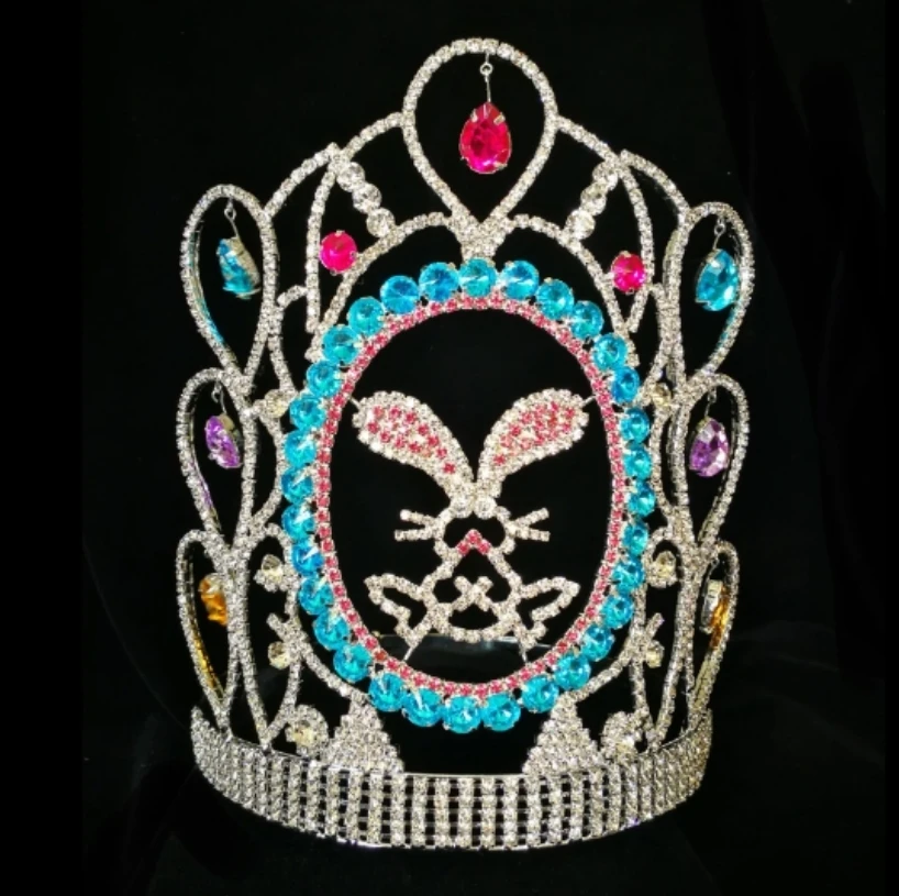 Easter Pageant Crowns Rabbit Rhinestone Tiara Party Hair Accessories ...