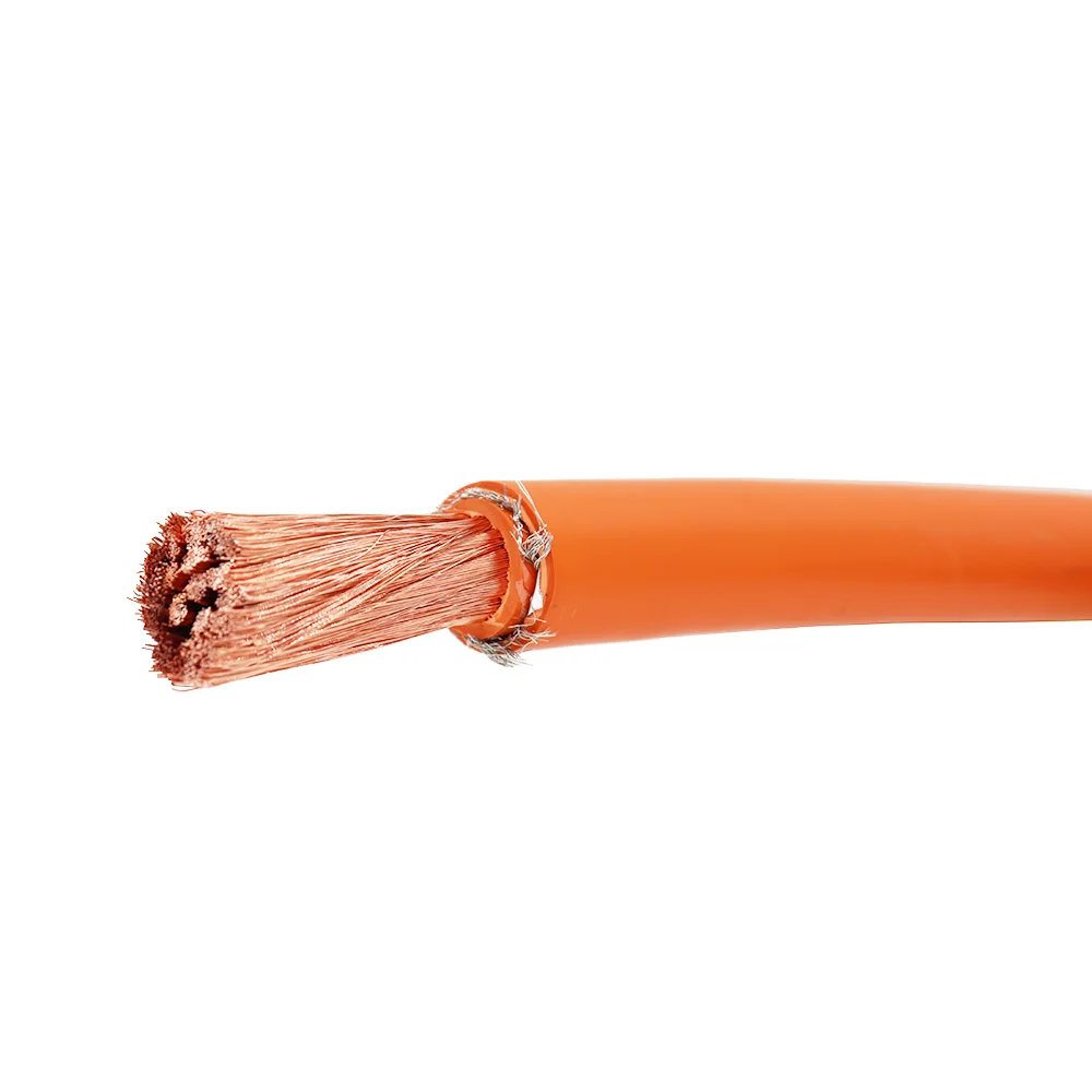 High Voltage EV Cable 16mm 25mm 35mm 50mm 70mm Pure Copper Orange ...