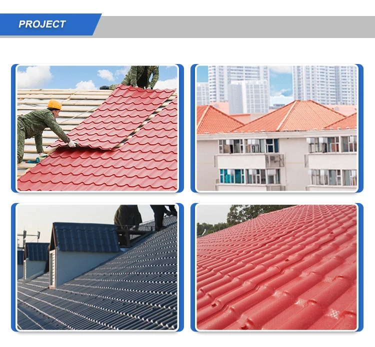 Wholesale High Quality Hot Sale Plastic Roof Tiles Type Asa Coated ...