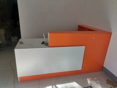 Modern Office Hospital Reception Counter Design