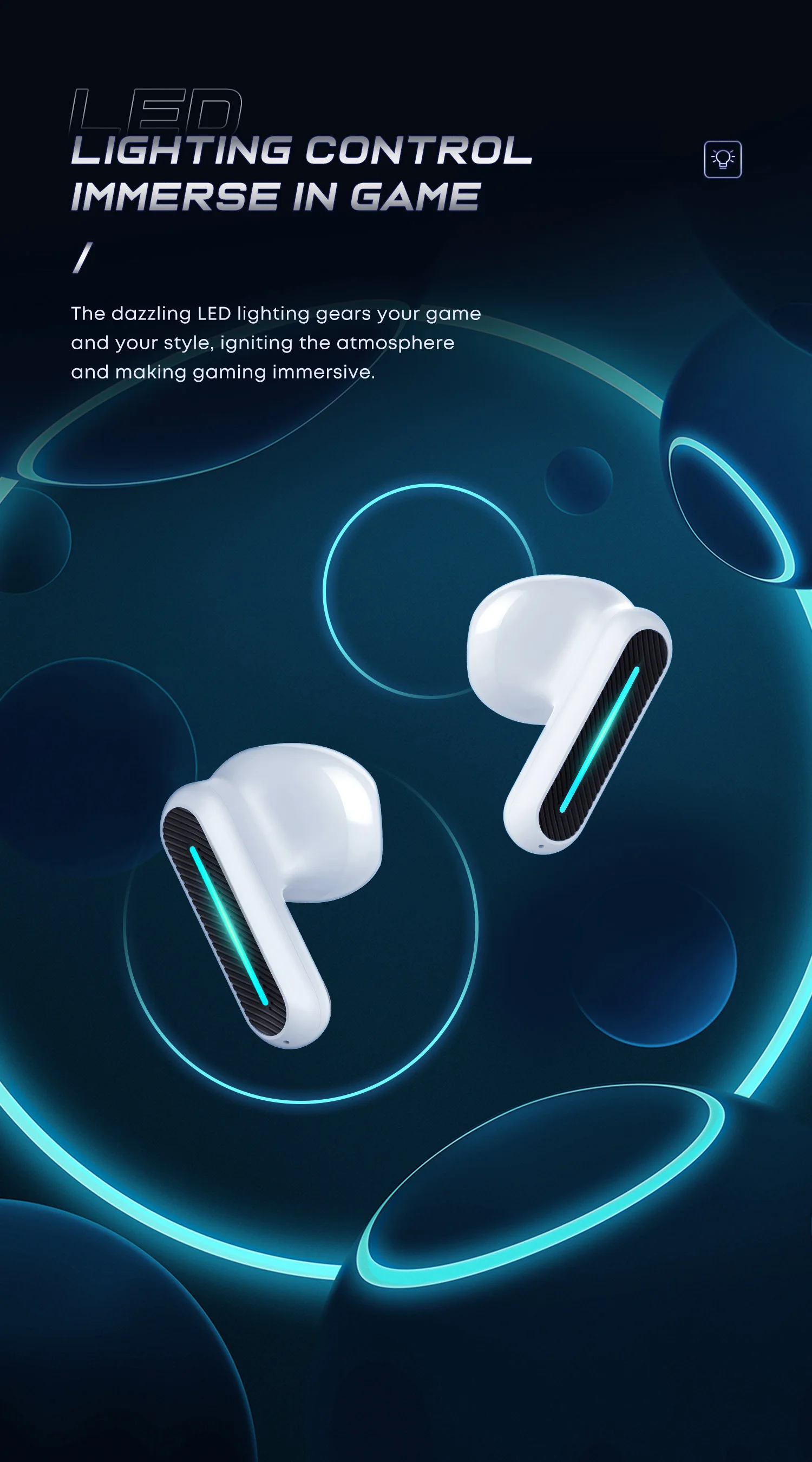 Langsdom TG10 Wireless Stereo Headset - Low Latency Earphones