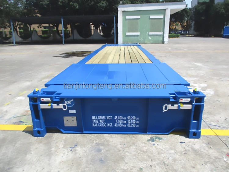 Collapsible End Heavy Duty 40' Flatrack Container for Sale