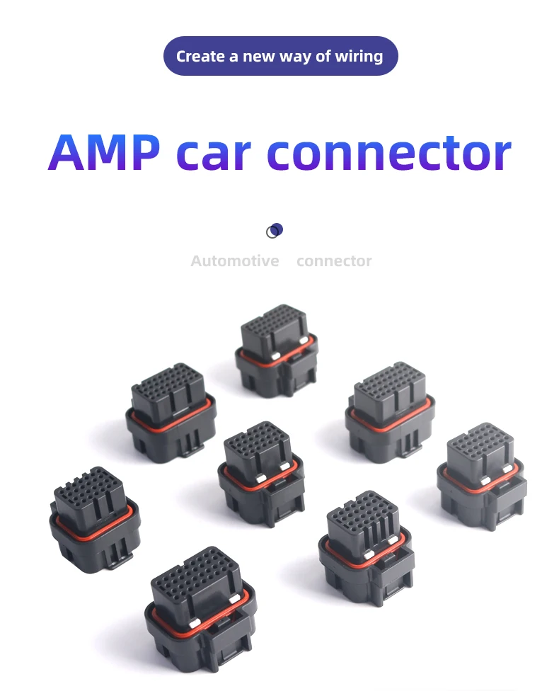 CHENF 34pin Waterproof Male Female Connector for Auto ECU