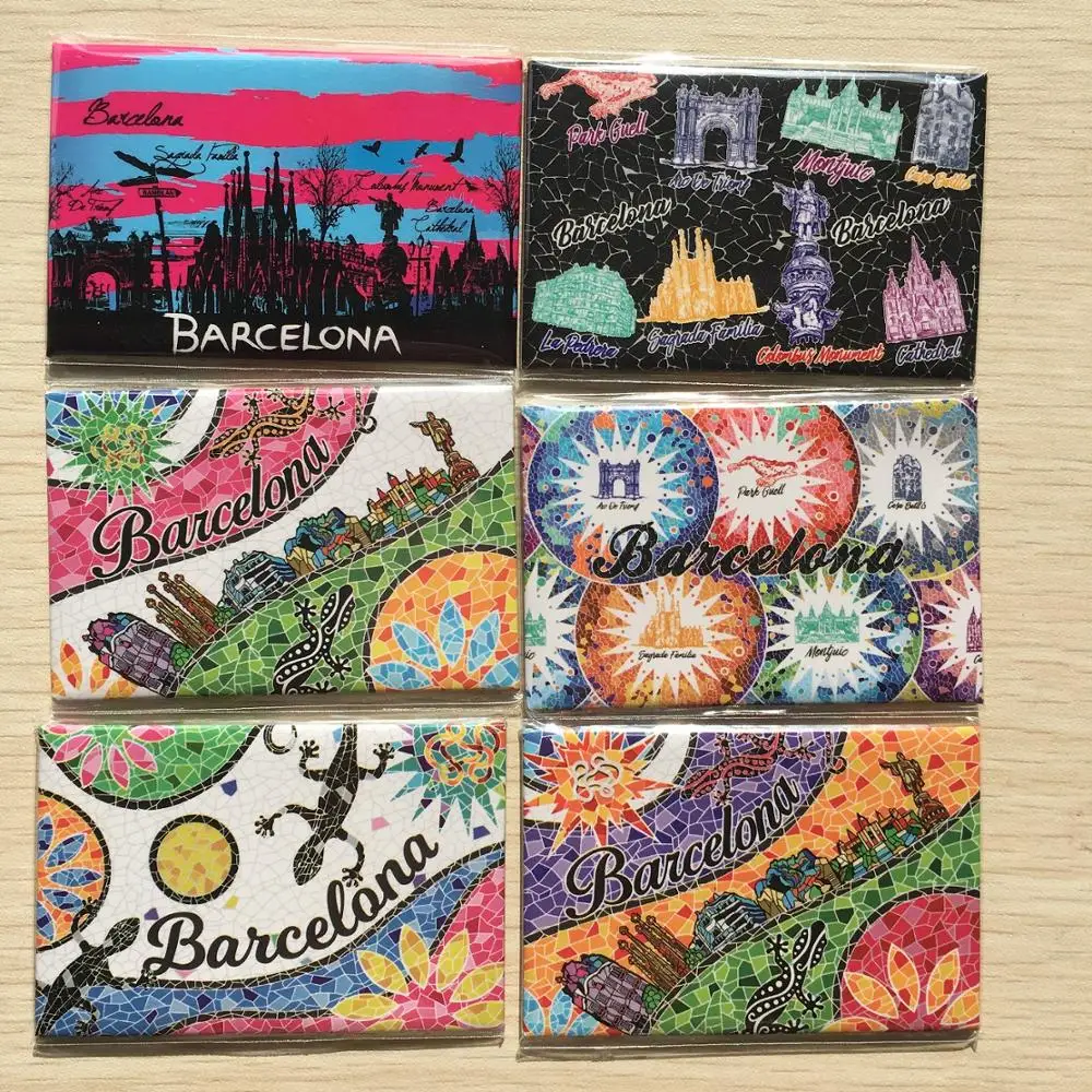 Custom Country City Photo Tin Fridge Magnet Tourist Souvenir Gift ...