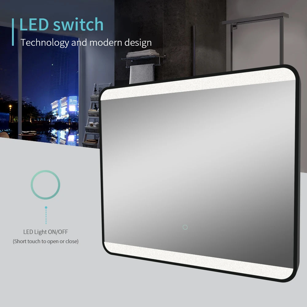 Lamxon Modern Bathroom Design Magic Sensor Led Light Illuminated ...