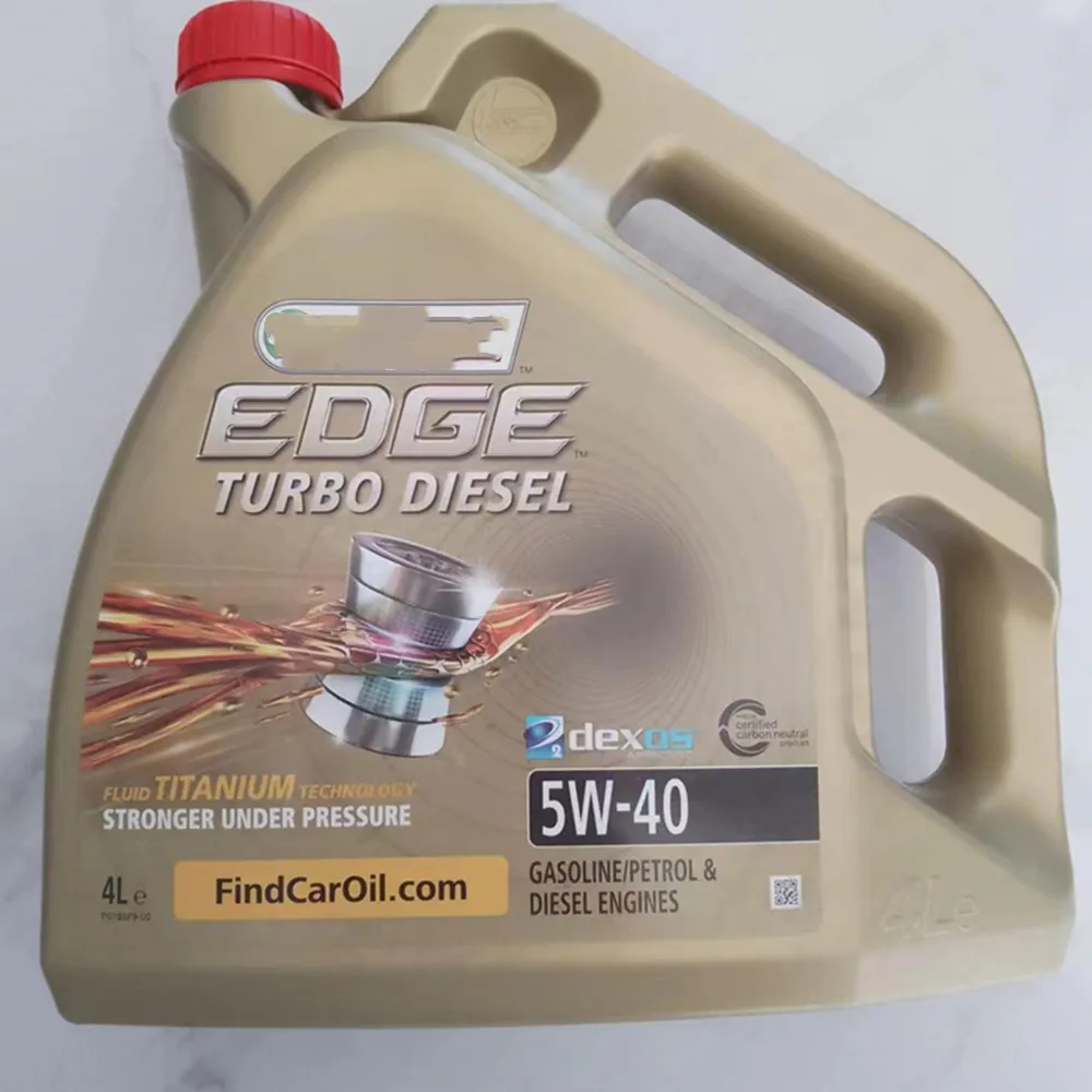 Engine Oil Castrol Edge Titanium 5w40 Ll 5l/engine Oil Kroon-oil ...