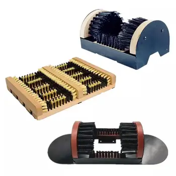 Heavy Duty Boot Scraper With Brush Door Mat Boot Buddy Cleaner Brush ...