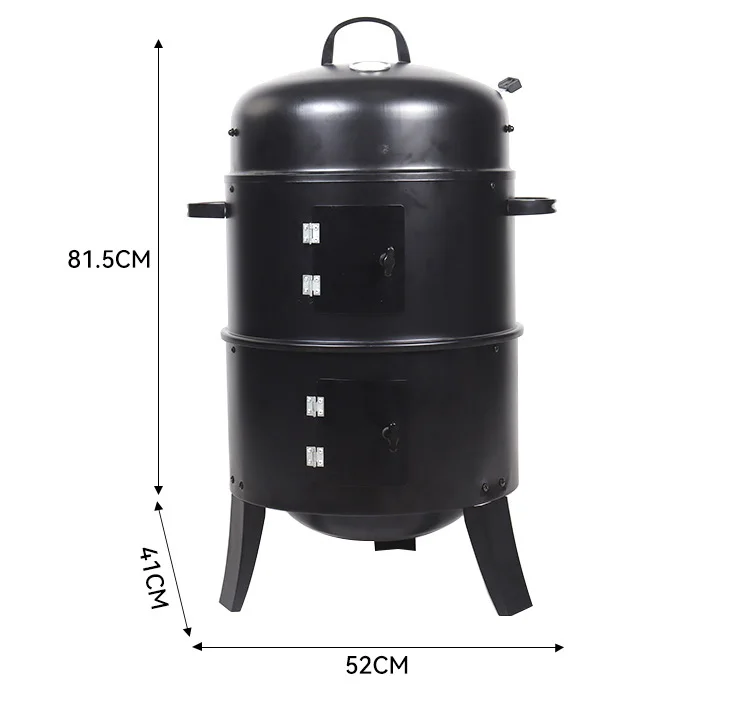 Thickening 3 in 1 Smokeless Charcoal Barbecue Grill 3 Layers Tower ...