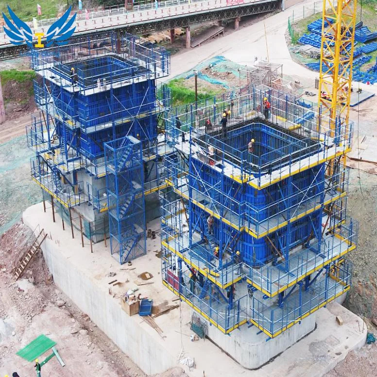 Formwork Kolom Bundar Baja Formwork Cetakan Kolom Beton Untuk Penuangan ...
