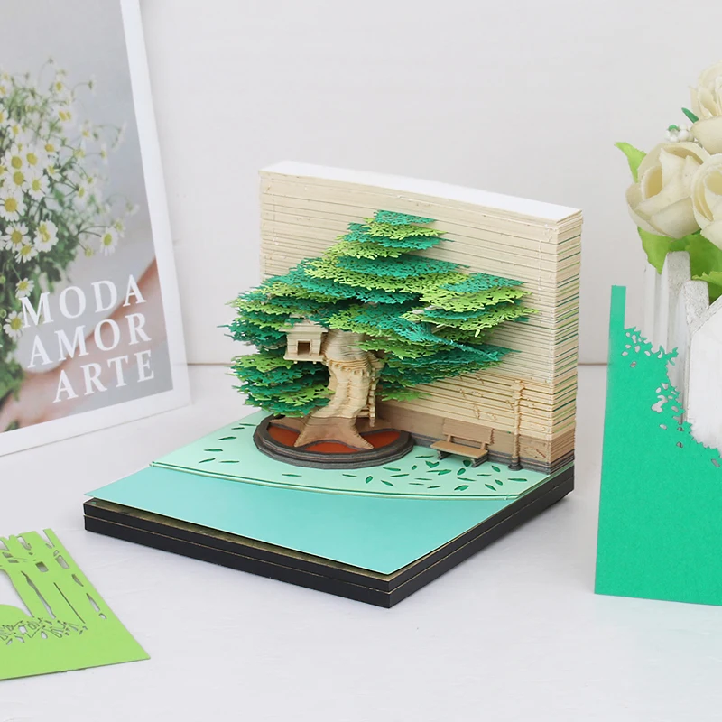 Customized 3D Notepad - Magical Castle for 2023 Gifts