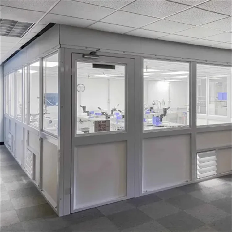 Dispensing Booth Dressing Clean Room Class 10000 Soft Wall Factory ...